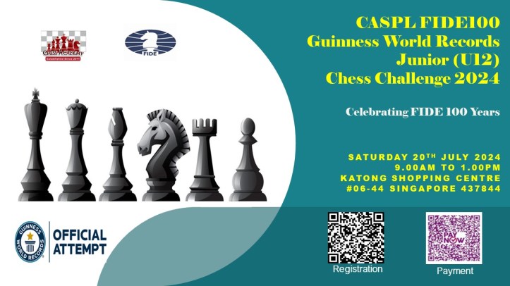 CASPL FIDE100 World Guinness Records Junior (Under 12) Chess Challenge ...