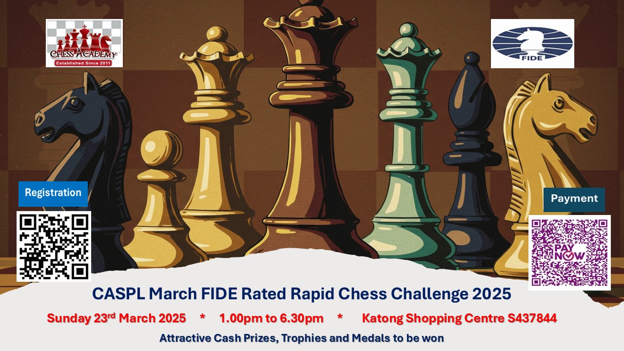 CASPL March Open FIDE Rated Rapid Chess Challenge 2025 – CHESS ACADEMY ...